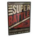 V8 Supercars Super Battle Logo Domed Automotive Decal Emblem Sticker ...