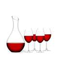 Plumm Vintage 4 x A & Spring Decanter Red | Woolworths