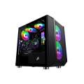 1st Player DK-3 Micro ATX Tempered Glass PC Computer Gaming Case M-ATX ...