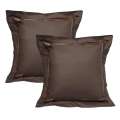 Pair of Sequins Chocolate European Pillowcases 65 x 65 cm by ...