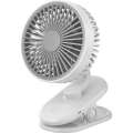 Sansai Portable USB Rechargeable Clip On Desktop Travel Desk/Table Fan ...