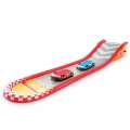 Intex 5.61m Inflatable Racing Fun Outdoor Water Slide Track With 2 Surf ...