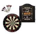 Micro Band 3 Dart Board + Winmau Craft Beer Black Cabinet + Darts ...
