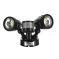 Twin Spot 30w LED with Motion Sensor BLACK IP54 2700lm - NLS 20414 ...