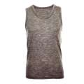 MERINO SKINS Mens Classic Round Neck Tank Singlet Thermal Top - Ceramic ...