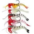 5 Color Multi-section Lead Head Artificial Soft Shrimp Fishing Lure ...