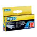 2500PK Rapid Galvanised Flatwire 53/8mm Staples Refills For Stapler Gun ...