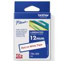 Brother TZE-232 Laminated Labelling Tape 12mm Red On White | Woolworths