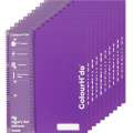 Colourhide Lecture Exercise Notebook 200 Pages A4 Purple Pack 10 ...