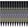 Pentel N850 Permanent Marker Bullet Point 1.5mm Black Box 12 | Woolworths