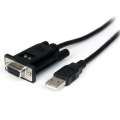StarTech 1 Port USB to Null Modem RS232 DB9 Serial DCE Adapter Cable ...