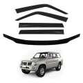 Luxury Weather Shields + Bonnet Protector for Nissan Patrol GU Y61 2004 ...