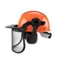 Chainsaw Brushcutter Hard Hat Safety Helmet Face Shield With Visor ...