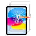 3pcs Tempered Glass Screen Protector for Apple iPad 10th Gen 10.9 Inch ...