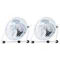 2PK Goldair Select 15cm Portable USB Mini/Small Cooling Desk/Table Fan ...