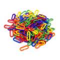 Nevenka 100PCS Parrot C-Type Plastic Chain Buckle Bites - Mixed Colors ...