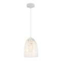 ESCAMA Pendant Lamp Light Interior ES 72W White Iron Cage Ellipse ...