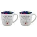 2PK Daddy Inside Out Tea/Coffee Office Novelty Gift Mug 400ml Funny ...