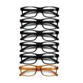 6 Pairs Mens Ladies Wayfarer Frame Magnifying Reading Glasses Nerd ...