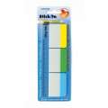 Beautone Stick On Filing Tabs 30 Sheets 37x50mm (3 Colours) | Woolworths