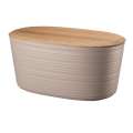 Guzzini Earth Tierra 39.2cm/10L Bread Bin/Storage w/ Bamboo Top Cover ...