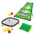 Go Play 4-in-1 Rebounder w/ Target/Air Ramp/Platform/Balls Outdoor Toy ...