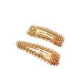 2pc Culturesse Tilda Crystal Beads 8cm Hair Clip Set Womens Accessory ...