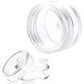 120x Mini Sample Bottle Cosmetic Makeup Jar Pot Face Cream Lip Balm ...