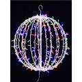 Multi Colour LED Hanging 3D White Sphere String Light Display - 50cm ...