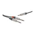 2Y Cable 1.5m Rean 3.5mm TRS Plug To 2 X 6.35mm TS Plug | Woolworths