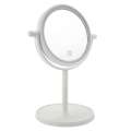 Round LED Swivel Mirror On Round Stand 14.5 x 28cm (Battery Not ...