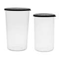 2pc Bamix Plastic Beakers Kitchen Jug Food Container Organiser w/ Lid ...