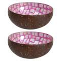 2x Musk 13cm Decorative Coco MOP Bowl Container Home Tabletop Desk ...