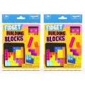 2x Pocket Money Fun 20cm Building Blocks Kids/Children Interactive Play ...