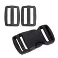 Buckle Quick Release Tri-Glide Slider Plastic Military Grade Dual Side ...