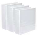 3x Marbig PP Clearview 2 D-Ring 65mm A4 Insert Binder File Paper ...