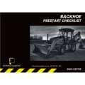 Backhoe Prestart Checklist Books | Woolworths
