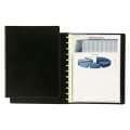 12 Pack Marbig Kwik Zip Display Book Folder Refillable A4 Black ...
