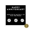 Filthy Sentiments Anniversary Scratch Blank Greeting Card w/ Envelope ...