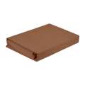 Artex Microfibre Sheet Set Single Brown | Woolworths