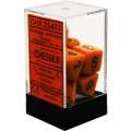 D7-Die Set Dice Opaque Polyhedral Orange/Black (7 Dice in Display ...