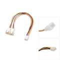 [AT-FAN-3PIN] Astrotek Fan Power Cable 20cm - 2x3pin Male to 3 pins ...