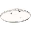 Scanpan Impact 26cm Tempered Glass Lid Cover w/ Stainless Steel Rim ...