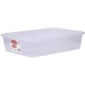 12L Clear Plastic Storage Box Underbed Container Organizer Tubs Kitchen ...