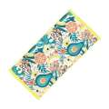 Rectangular Quick Dry Beach Towel with Tassel - Yellow | Woolworths