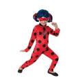 Disney Girls Miraculous Ladybug Deluxe Costume w/ Jumpsuit/Mask 9-10 ...