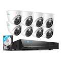 Reolink RLK16-1200D8-A 12MP UHD 16-Channel PoE Camera System with Colar ...