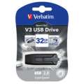Verbatim 32GB V3 USB3.0 Grey Store'n'Go V3; Retractable USB Storage ...