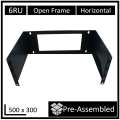 LDR Open Frame 6U Wall Mount Frame (500mm x 300mm) - Black Metal ...