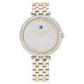 Tommy Hilfiger Two-Tone Steel Silver Dial Women's Watch - 1782760 ...